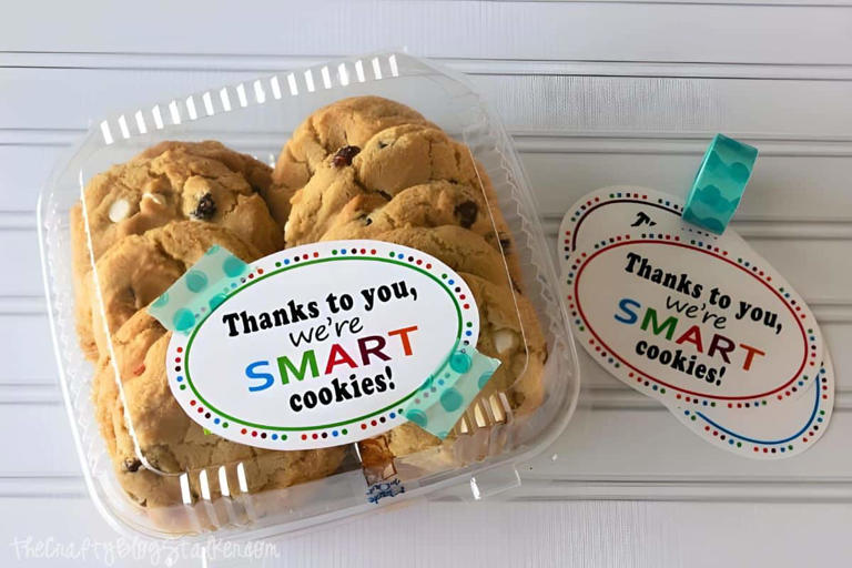 Smart Cookies Free Printable Teacher Appreciation Tags