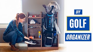 Build a Golf Bag Holder to Organize Gear
