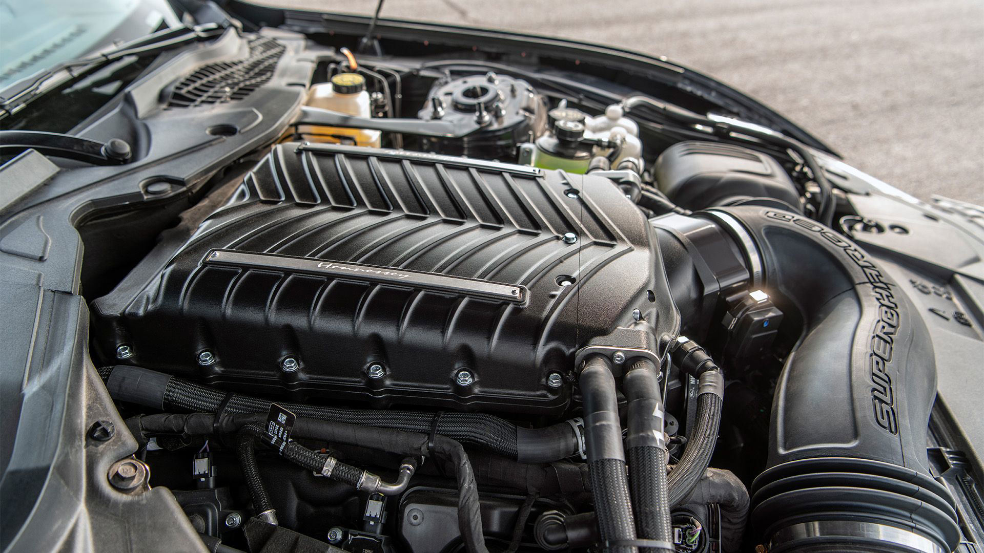Hennessey Supercharges Mustang Dark Horse, Makes It More Powerful Than ... Hennessey Supercharges Mustang Dark Horse, Makes It More Powerful Than ...