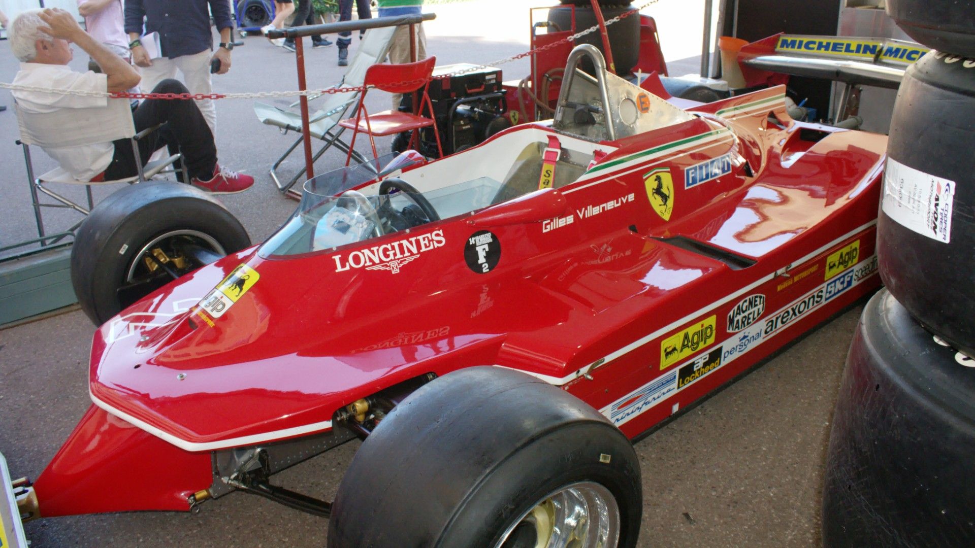 Ferrari 312 T5, Fotos von Scheckter und Villeneuves langsamer 'Rossa'