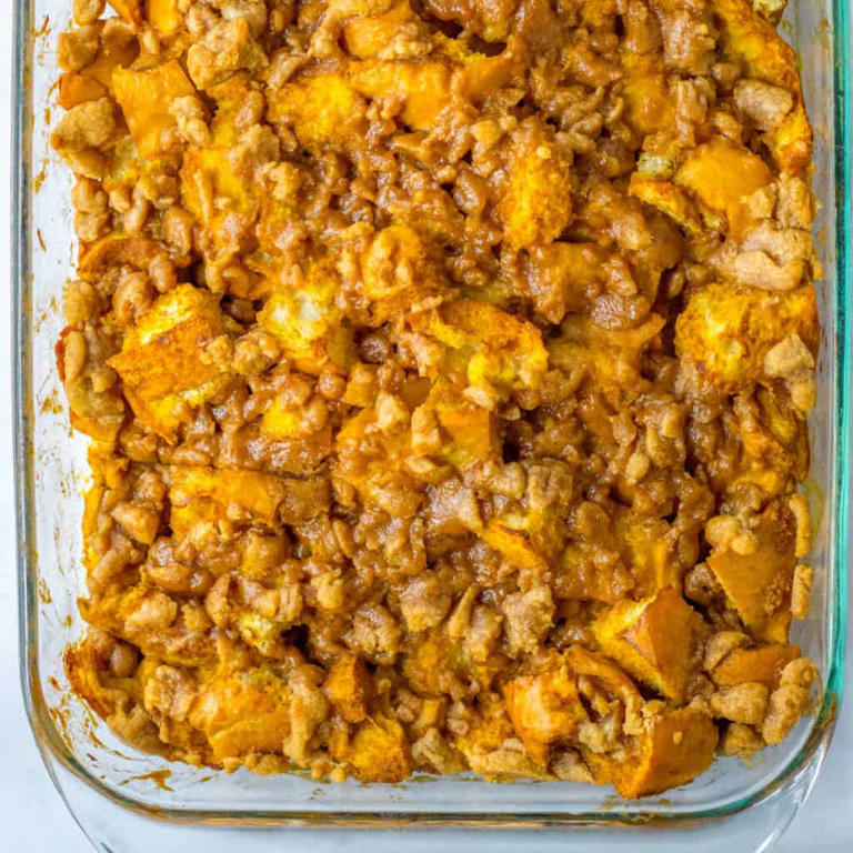 Pumpkin French Toast Casserole