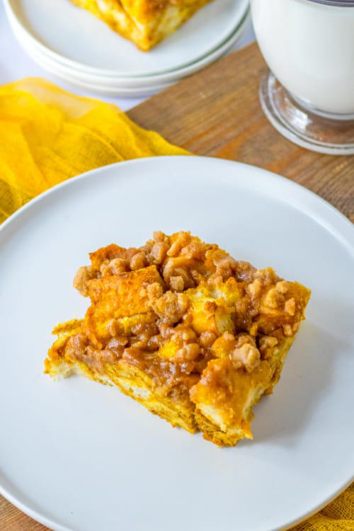 Pumpkin French Toast Casserole