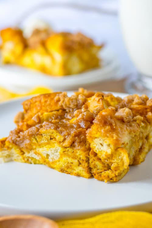 Pumpkin French Toast Casserole