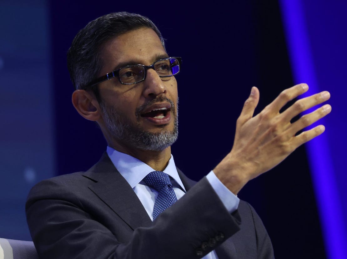 Alphabet CEO Sundar Pichai says the government is risking the privacy ...