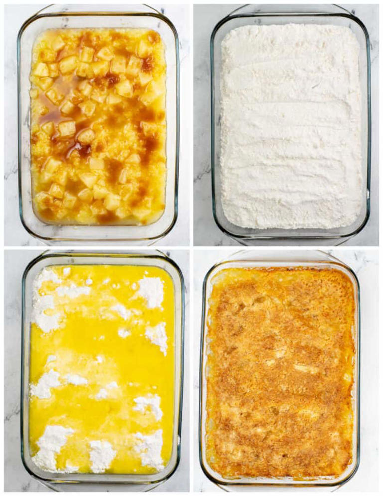 Easy Pineapple Dump Cake Recipe