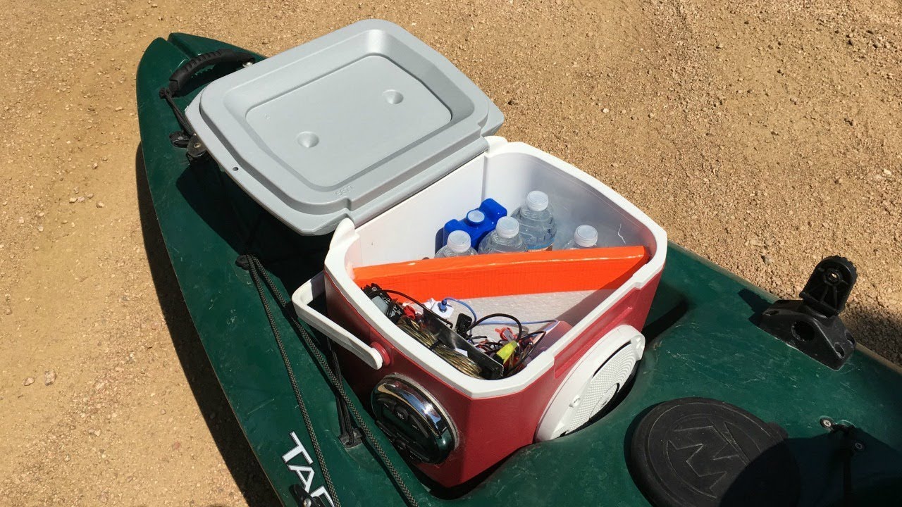 Simple DIY Ice Chest with Built-In Stereo