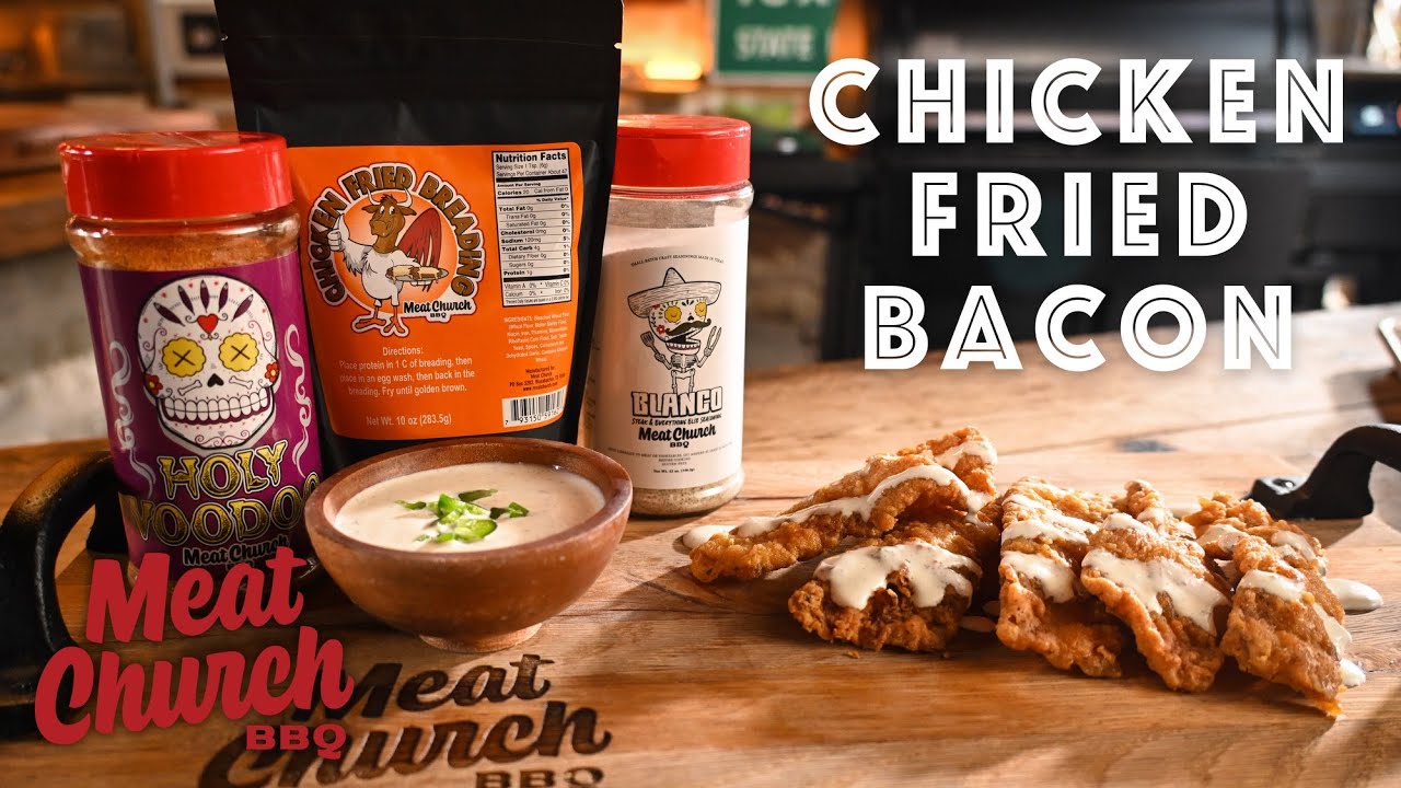Fry crispy chicken bacon for a bold Texas-inspired breakfast treat