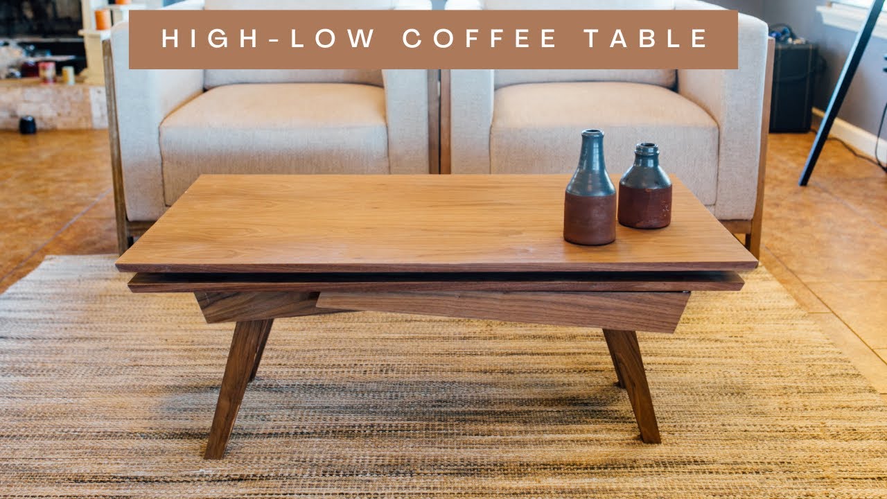 Transform Your Coffee Table Into a Dining Table