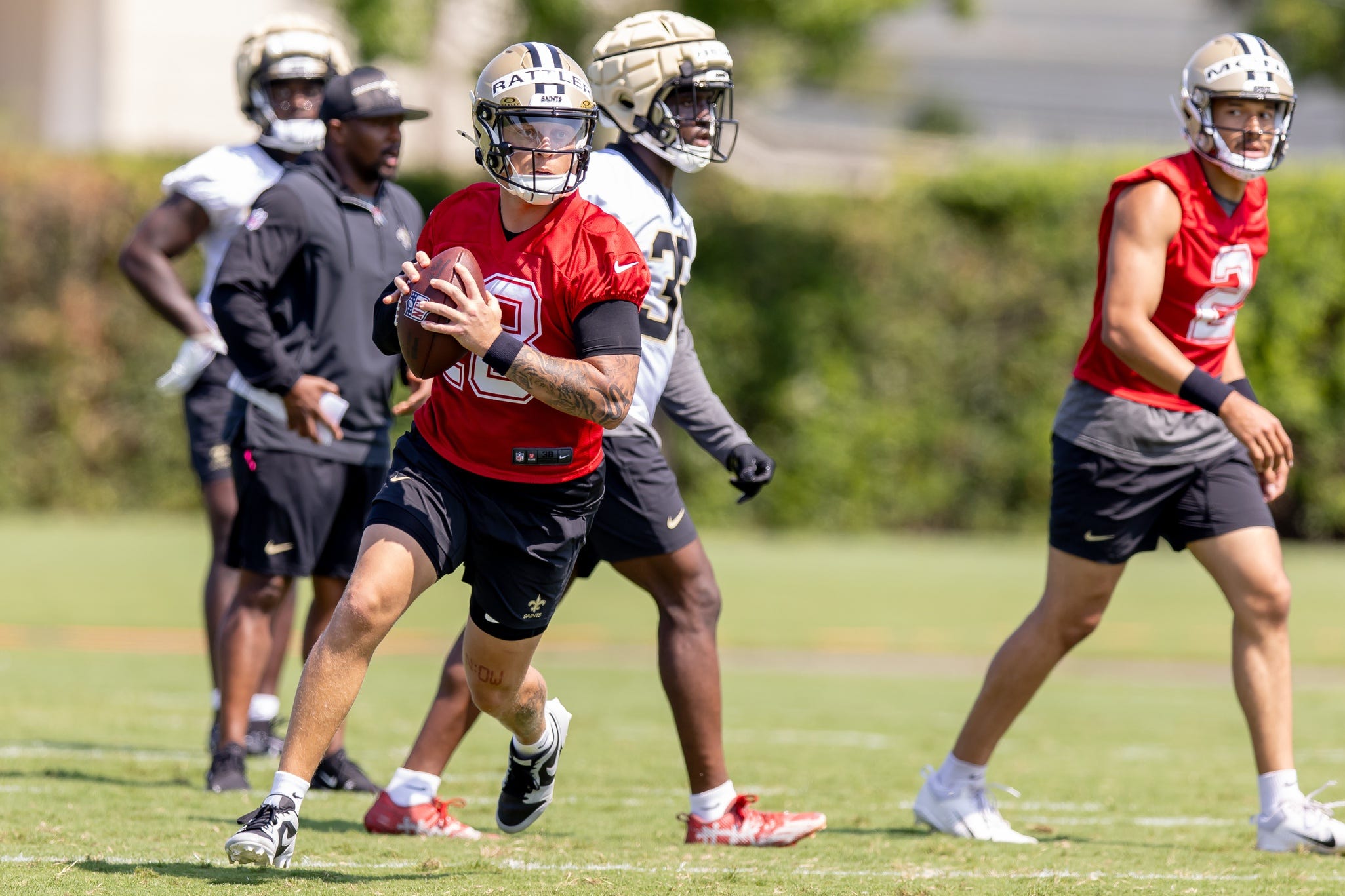 Hebert: Spencer Rattler looked the part at Saints rookie minicamp