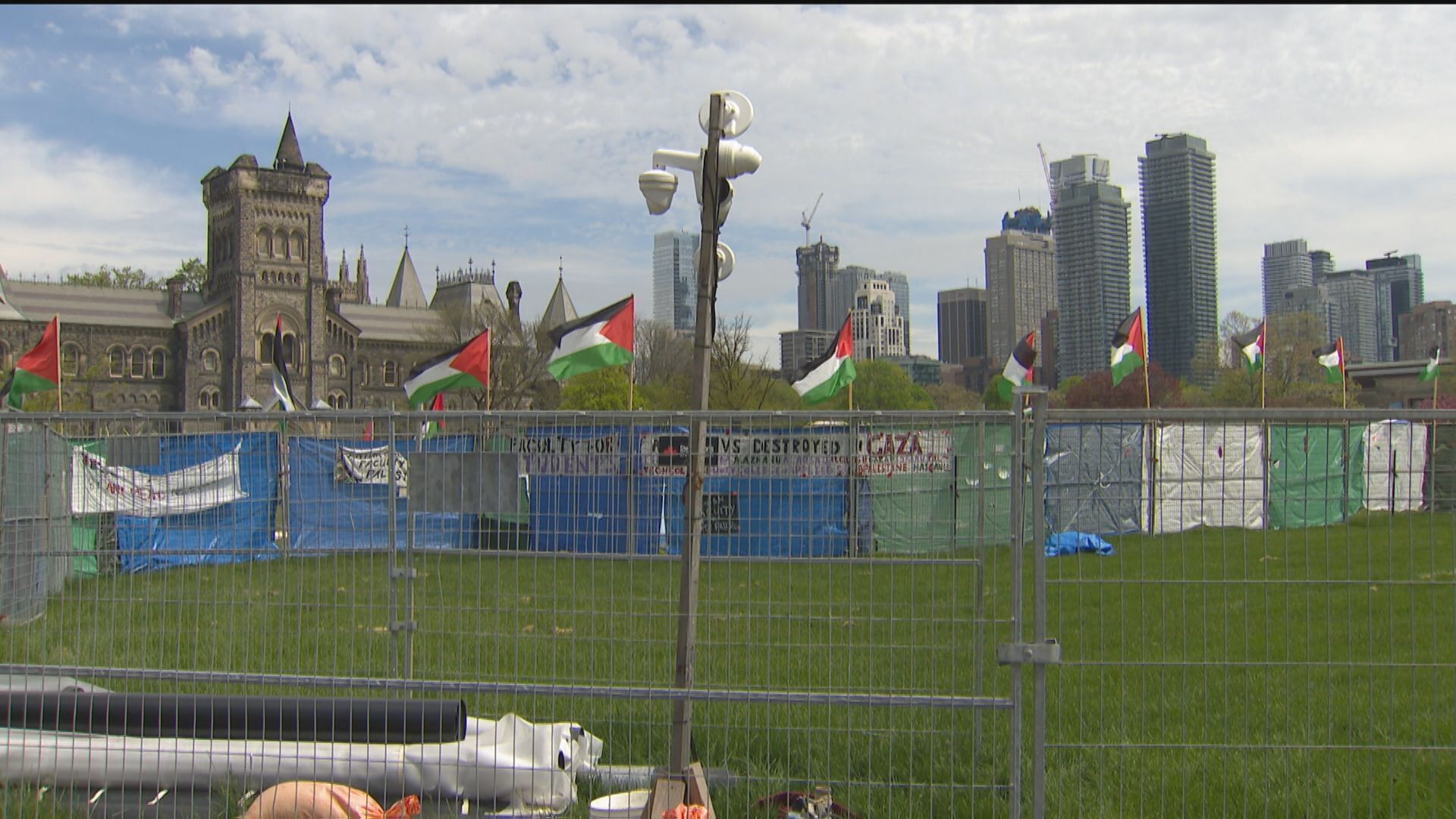 Protesters at UofT encampment accuse police of surveillance