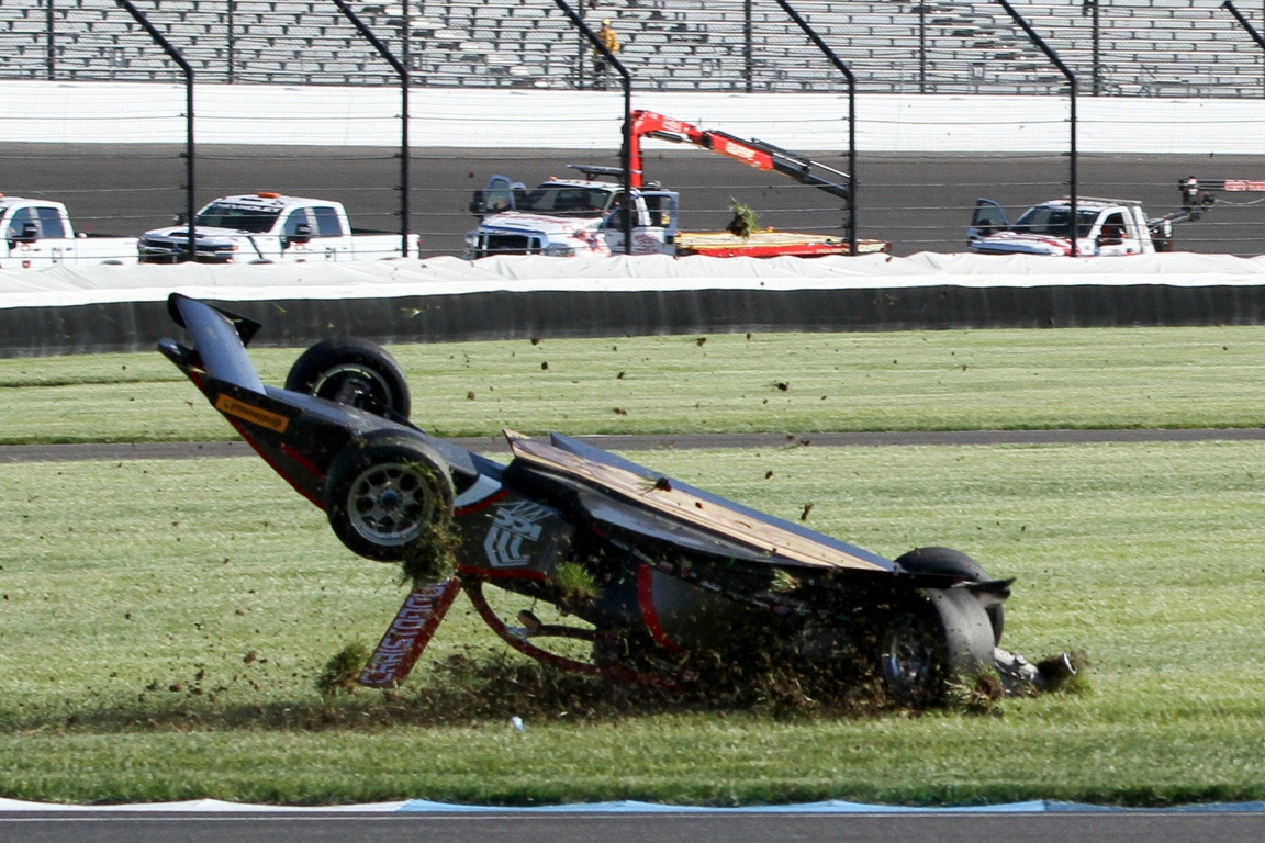 19 Year Old Indy GP Driver Flips Car in Dramatic Crash at USF2000