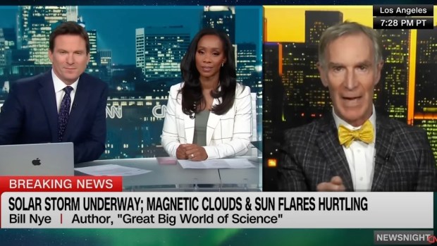 Bill Nye the Science Guy Explains Northern Lights Solar Storm on CNN ...