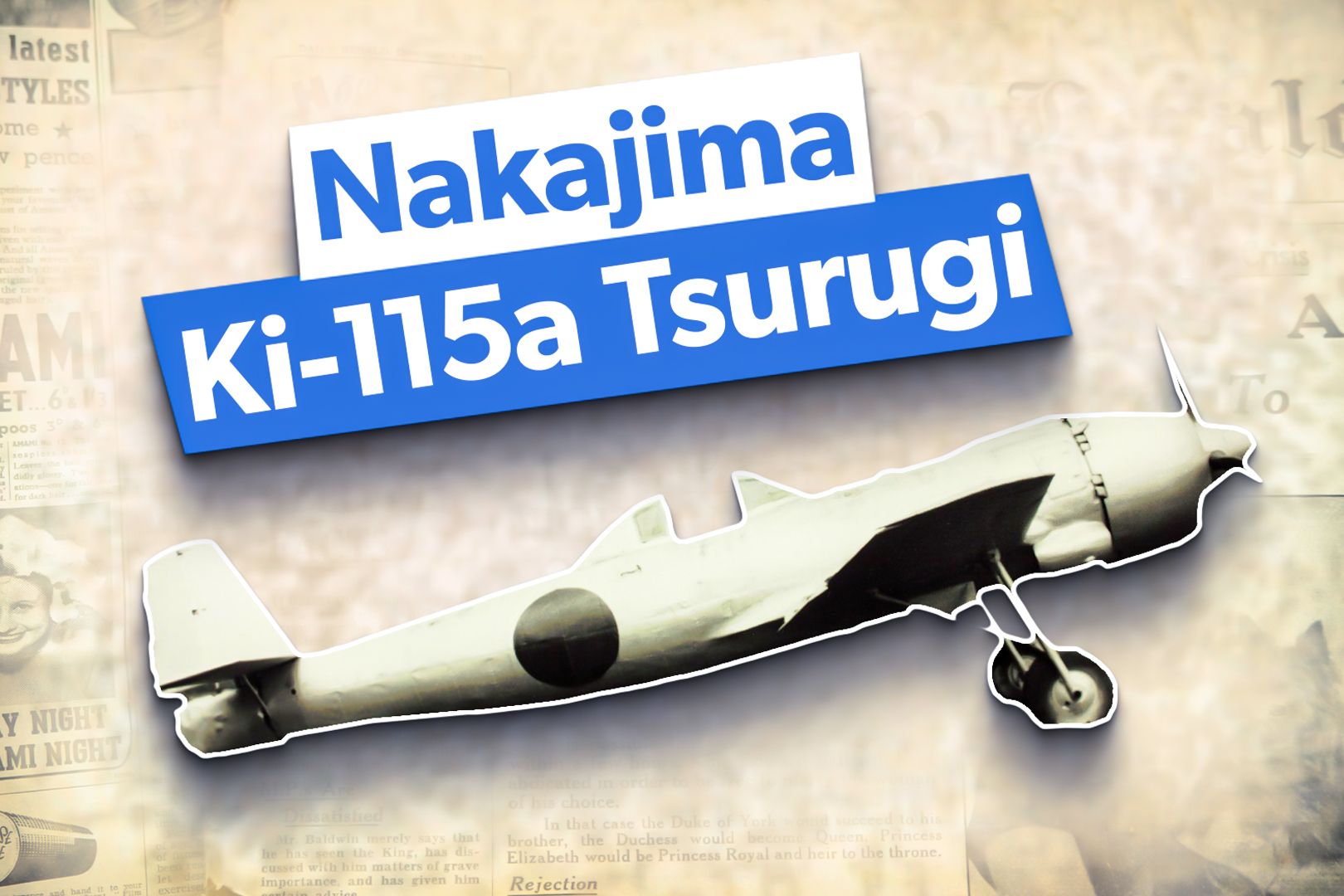 Nakajima Ki-115a Tsurugi: What You Need To Know About Japan's WW2 ...