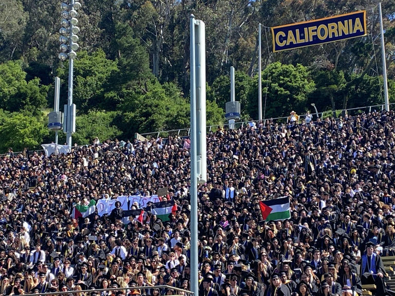 UC Berkeley graduation halted as hundreds join pro-Palestine protest