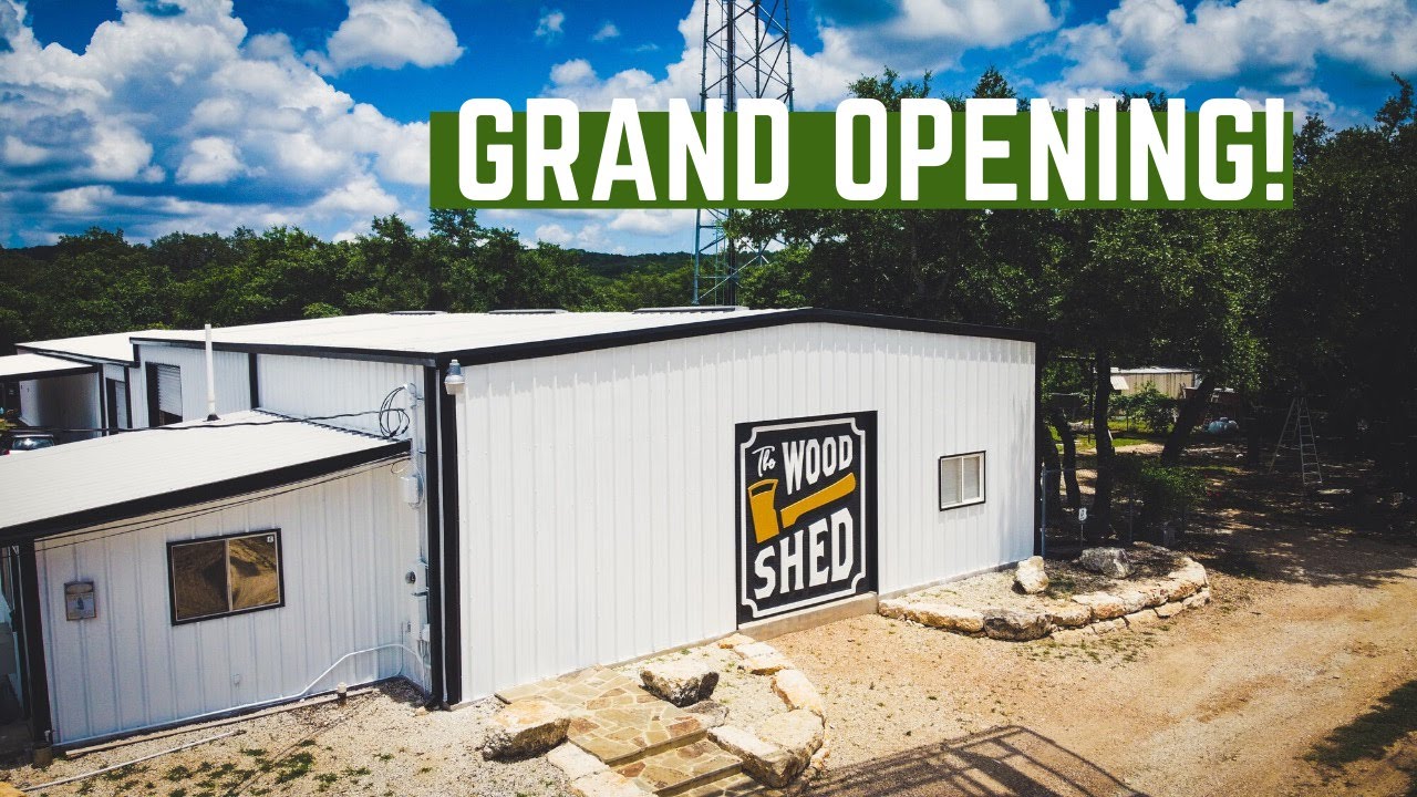 Wood Shed Grand Opening: DIY Workshop Tour