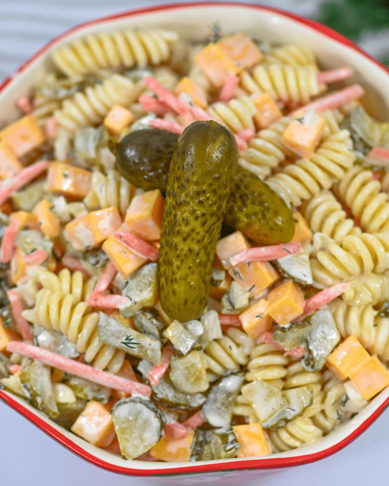 Dill Pickle Noodle Salad