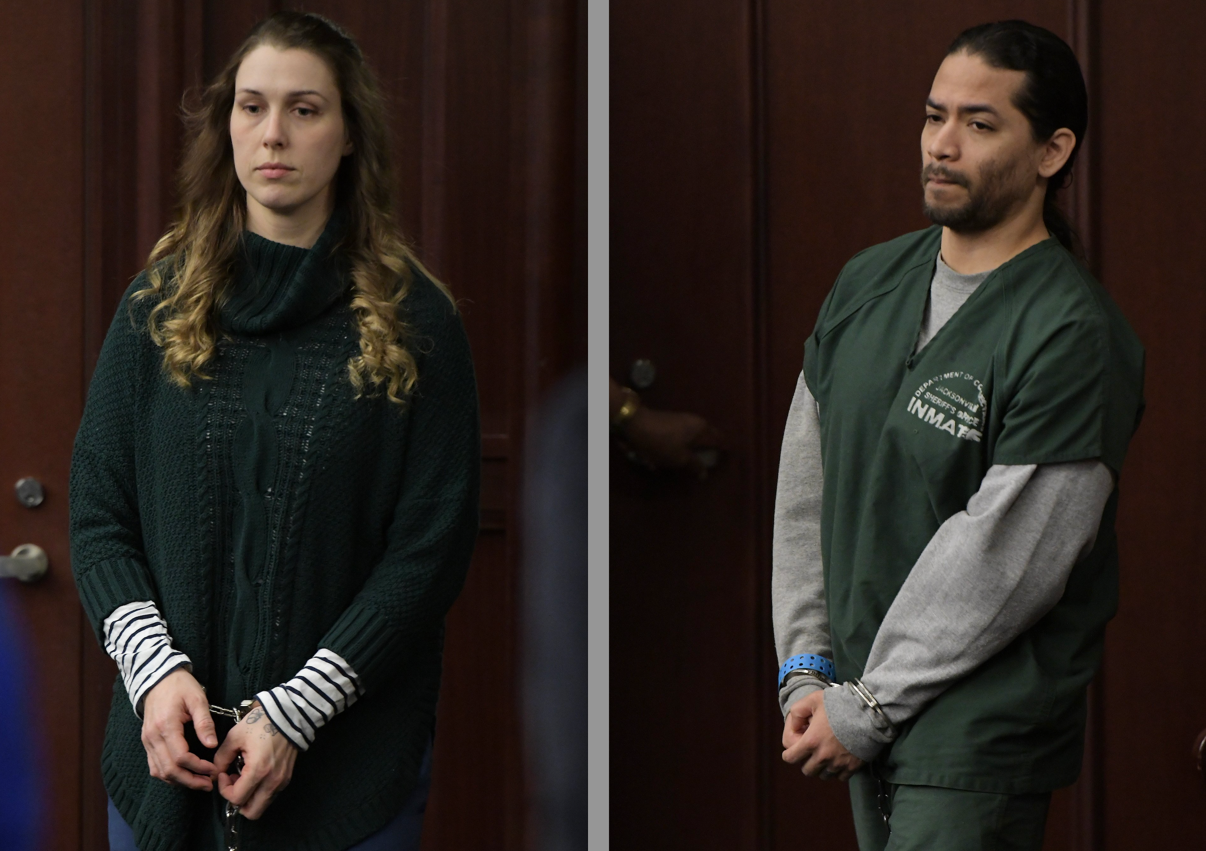 It's separate trials for Shanna and Mario in Jared Bridegan trial