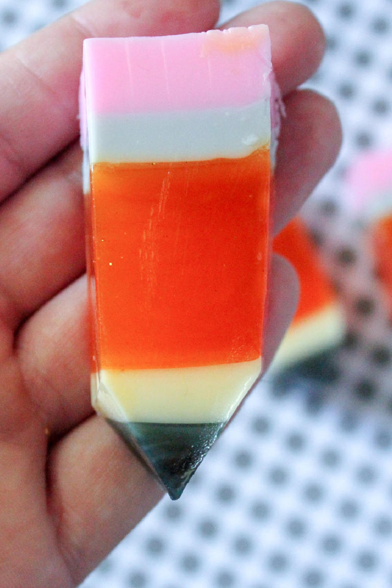 Easy Melt & Pour Pencil Soaps Teacher Gift