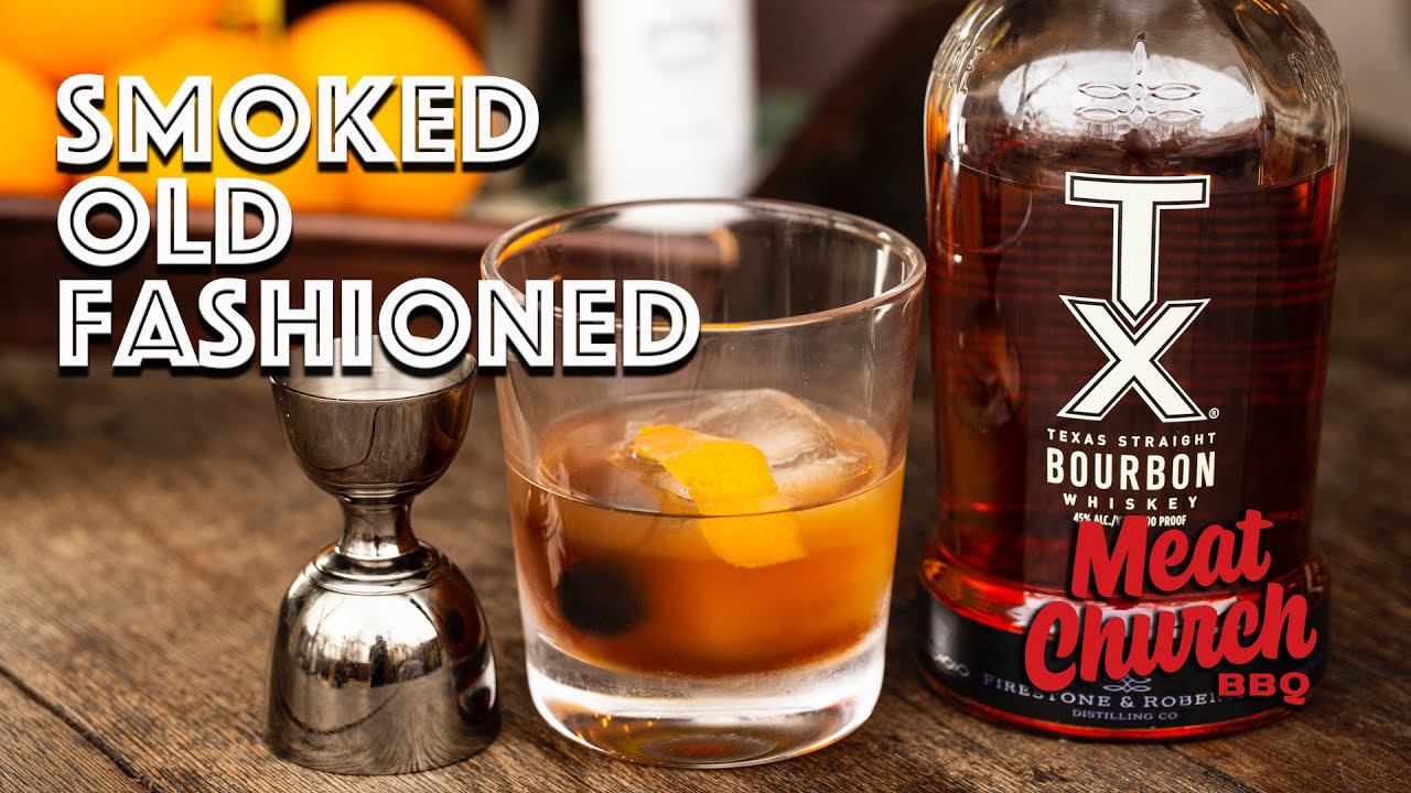 Mix a smoked old fashioned that blends charred aroma with classic notes