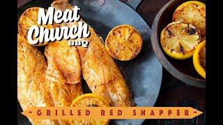 Red Snapper on the Grill for a Coastal BBQ Twist