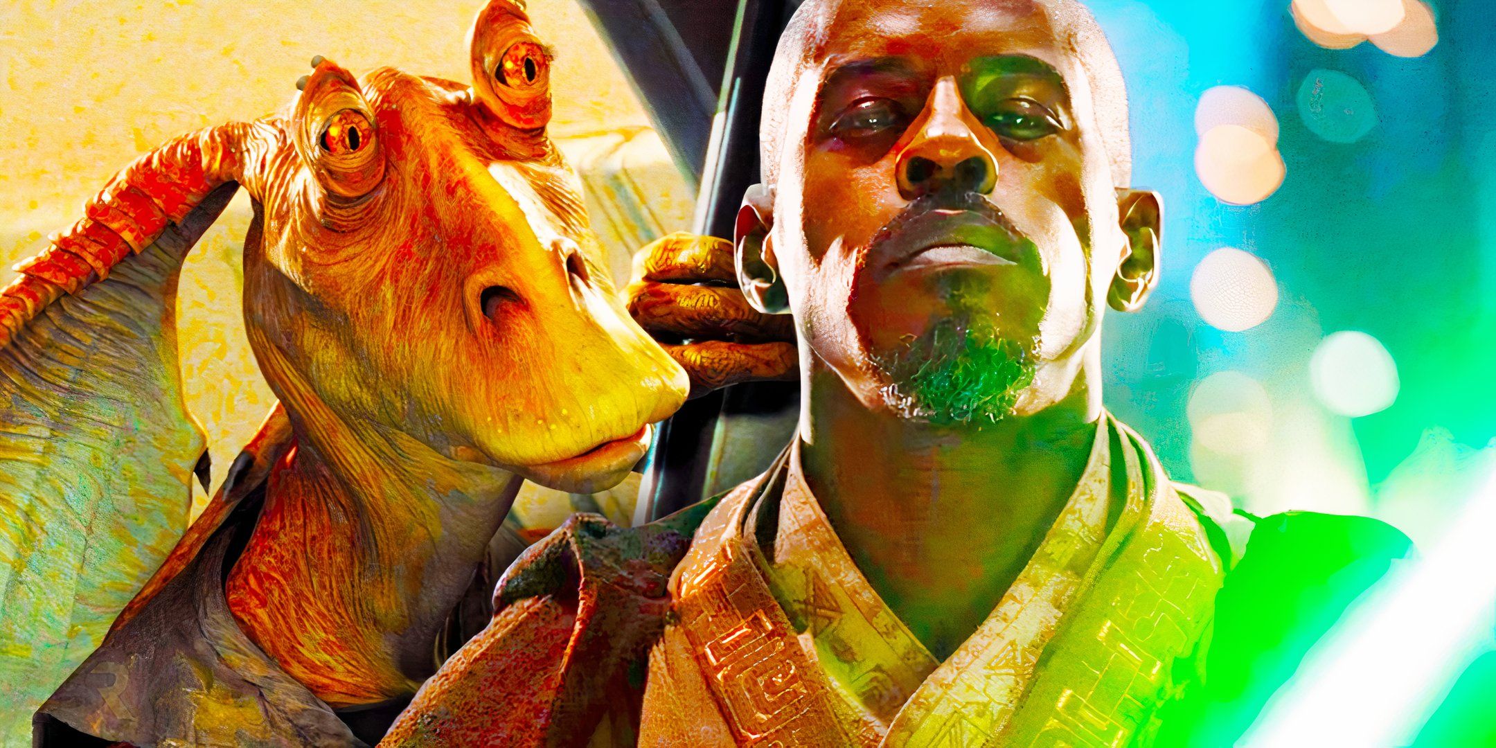 Star Wars' Jar Jar Redemption Continues, Giving Ahmed Best's Jedi ...