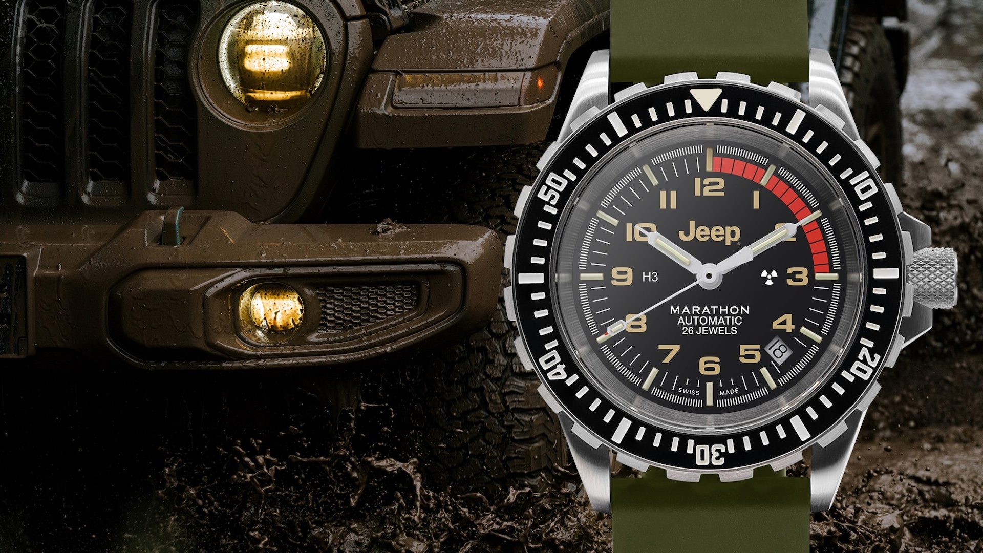 Jeep Hooks Up With Marathon, Maker of Hardcore Outdoorsy Watches