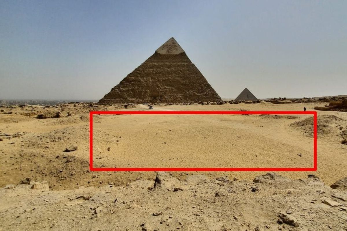 Mysterious structures unearthed beside the Great Pyramid of Giza