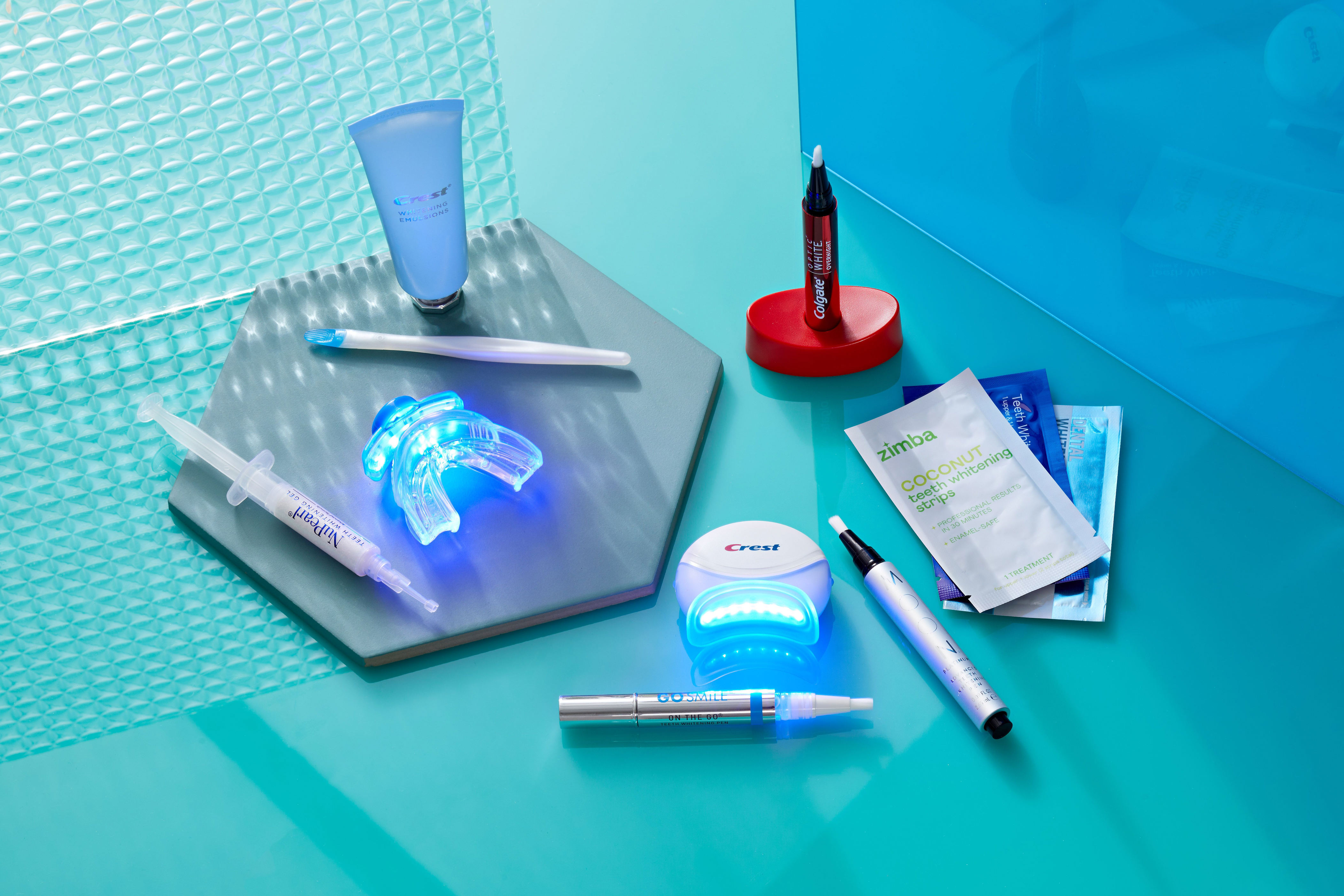 These $16 teeth whitening strips lightened teeth almost three shades
