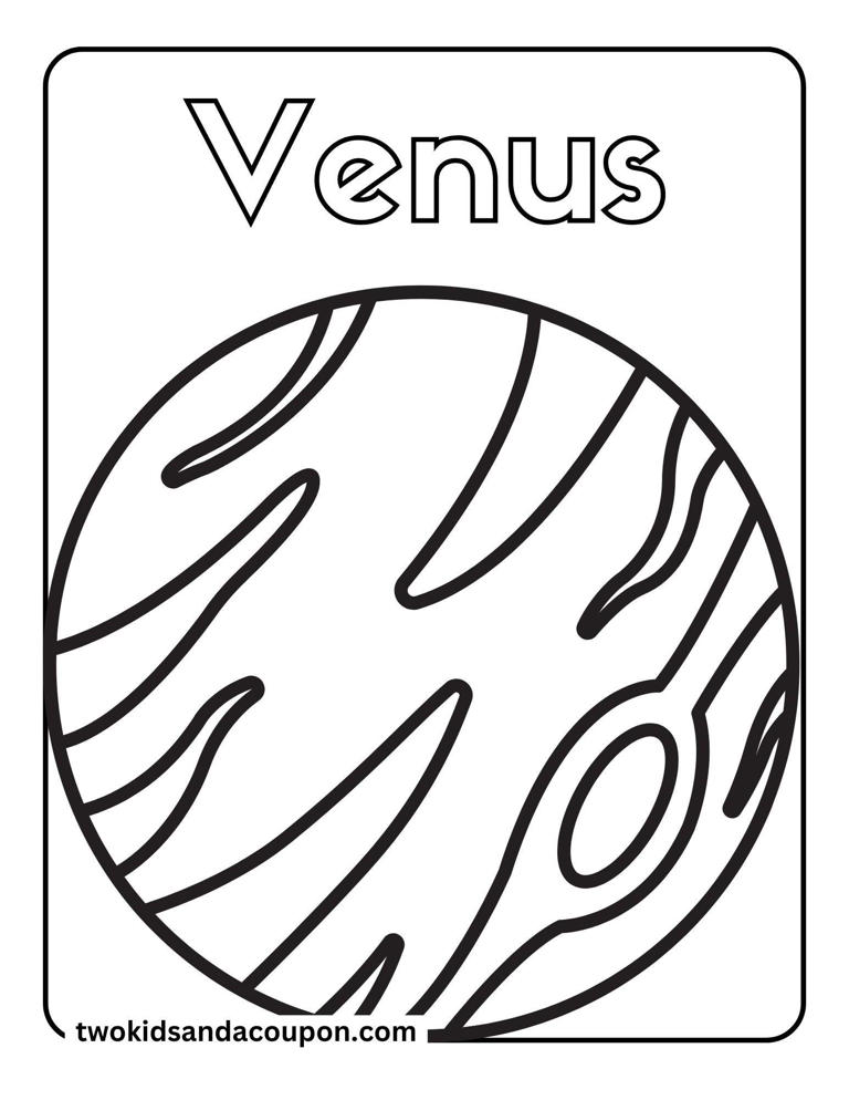 Free Printable Planet Coloring Pages