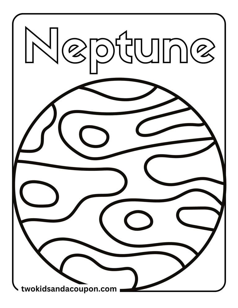Free Printable Planet Coloring Pages