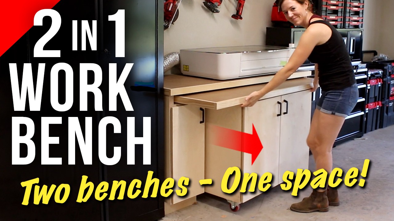 Workbench and Mobile Shop Table: Easy to Build and Use