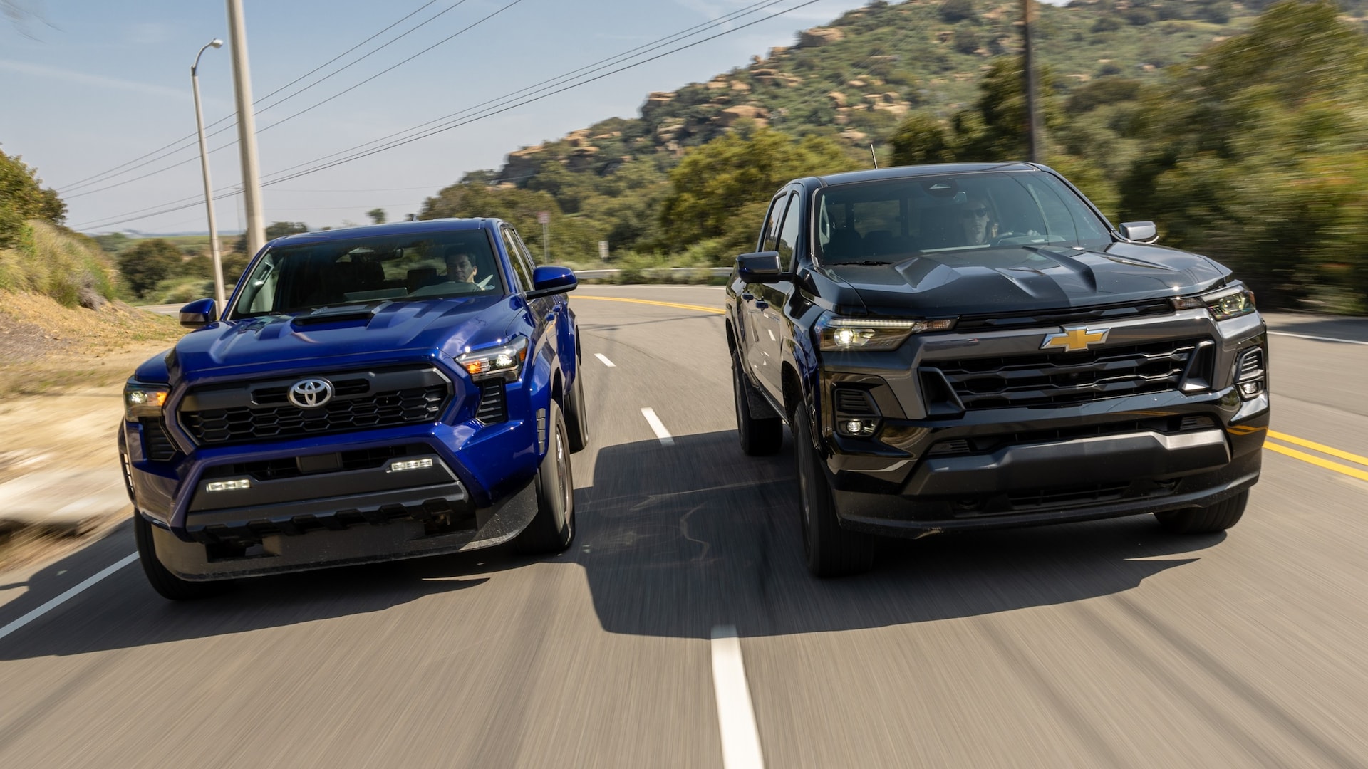 2024 Toyota Tacoma TRD Sport vs. Chevrolet Colorado LT: Which Midgrade ...