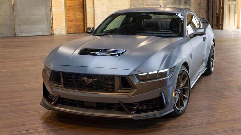 Satin Stang! 2024 Ford Mustang Gets New Factory Matte Paint Film, Here ...