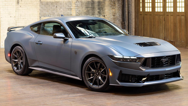 Satin Stang! 2024 Ford Mustang Gets New Factory Matte Paint Film, Here ...