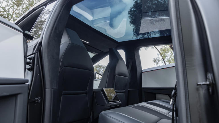 2024 Tesla Cybertruck Interior Review: Hands-On With the Wild Pickup's ...