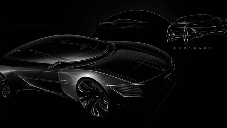 Chrysler Halcyon Concept First Look: Six Doors and Sci-Fi Tech