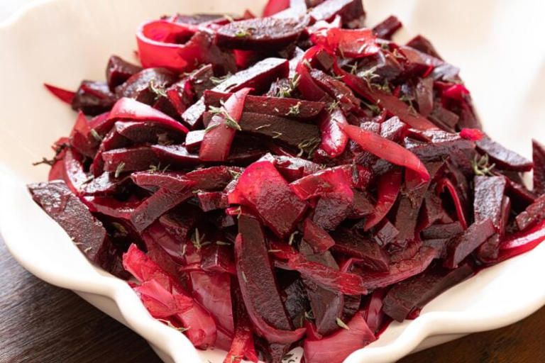 Roasted Beet And Onion Salad