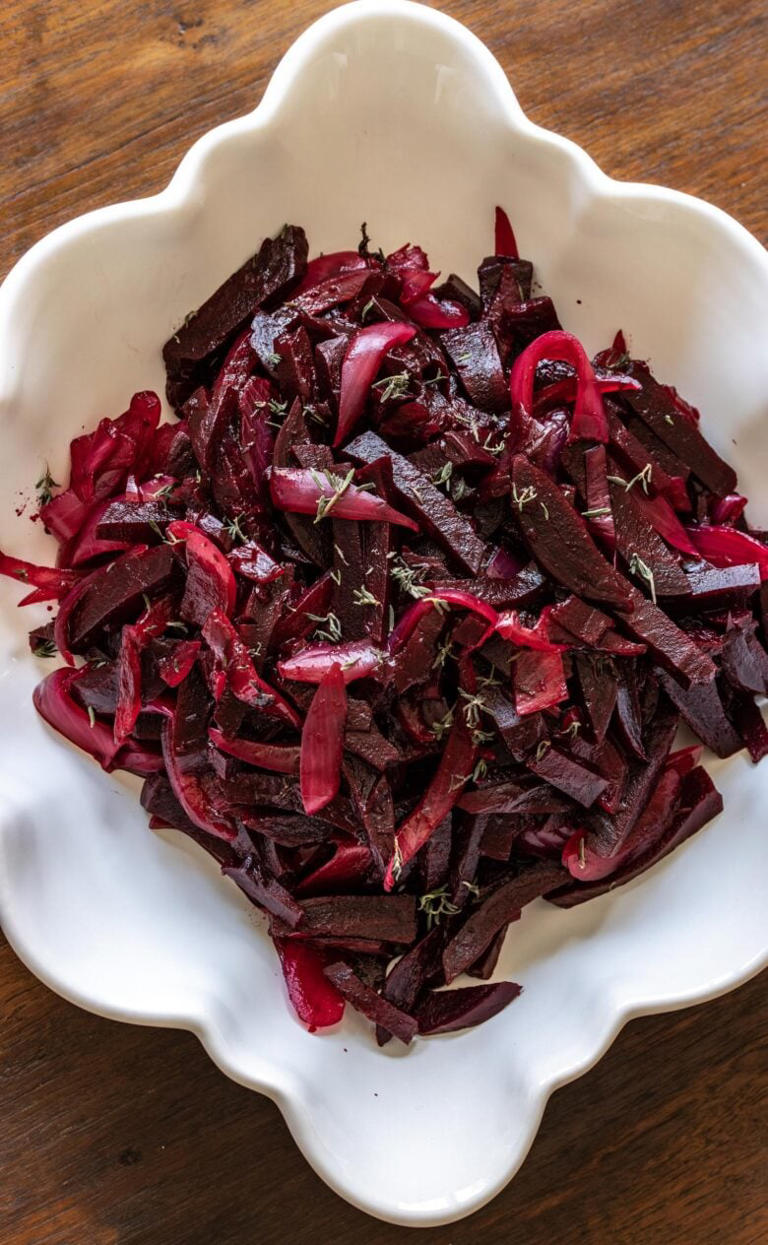 Roasted Beet And Onion Salad
