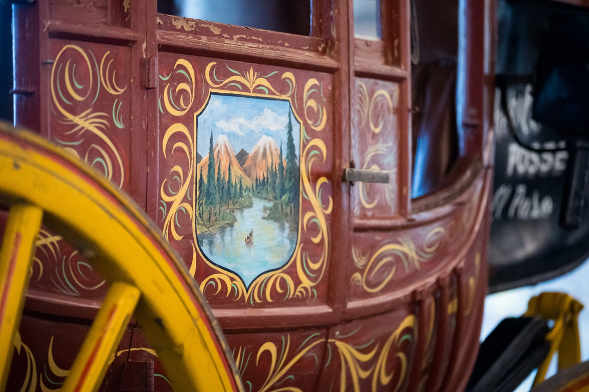 Get up close to this historic stagecoach from 1899