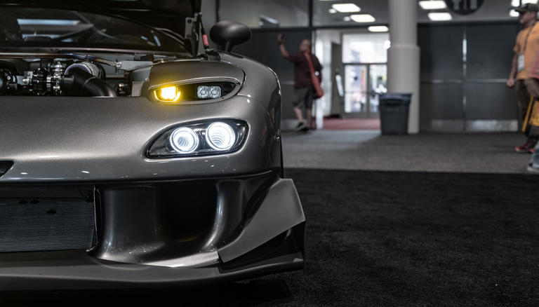 This Stealthy Mazda RX-7 From SEMA 2023 Deserves a Much Closer Look