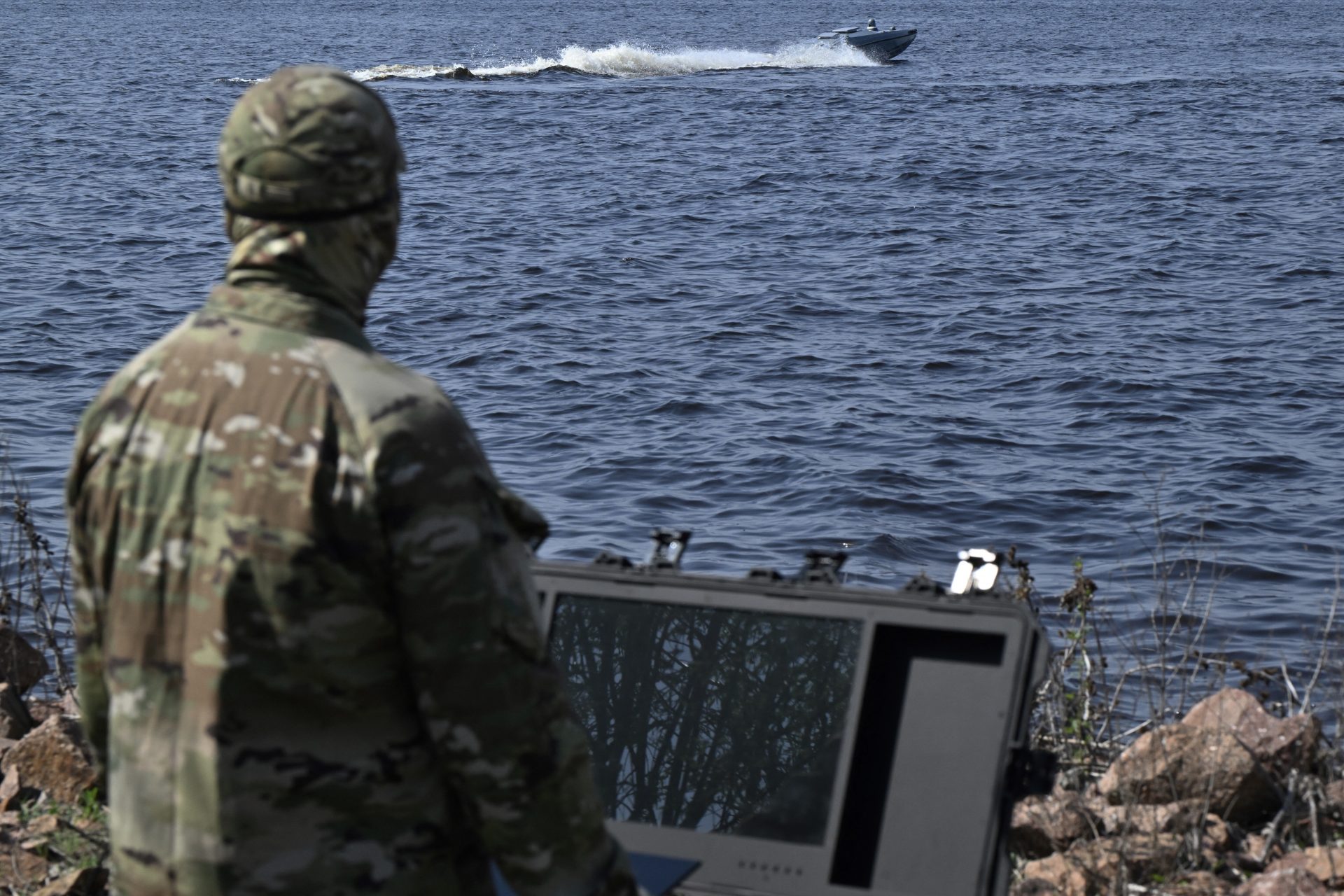 Revealed: the moment a Ukrainian naval drone destroyed a Russian helicopter