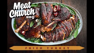 How to fry a turkey Cajun-style for crispy skin