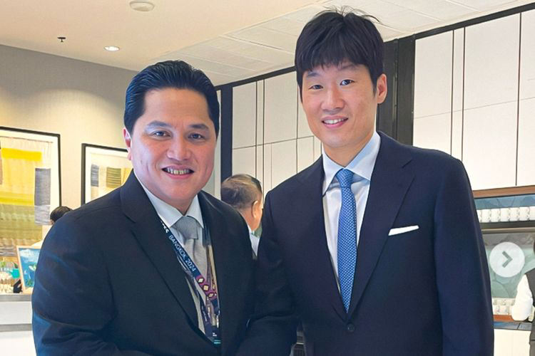 Bertemu Presiden KFA dan Legenda Timnas Korea Selatan, Erick Thohir ... Bertemu Presiden KFA dan Legenda Timnas Korea Selatan, Erick Thohir ...