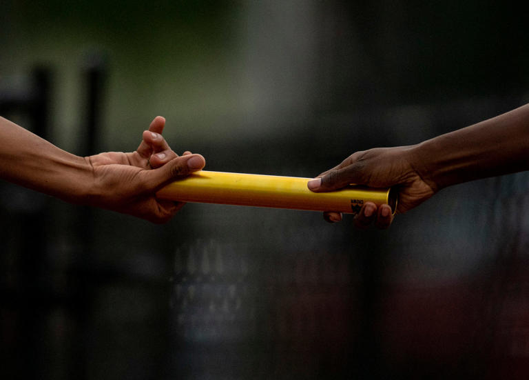 Track runner attacked with baton by opponent during race, suffers ...