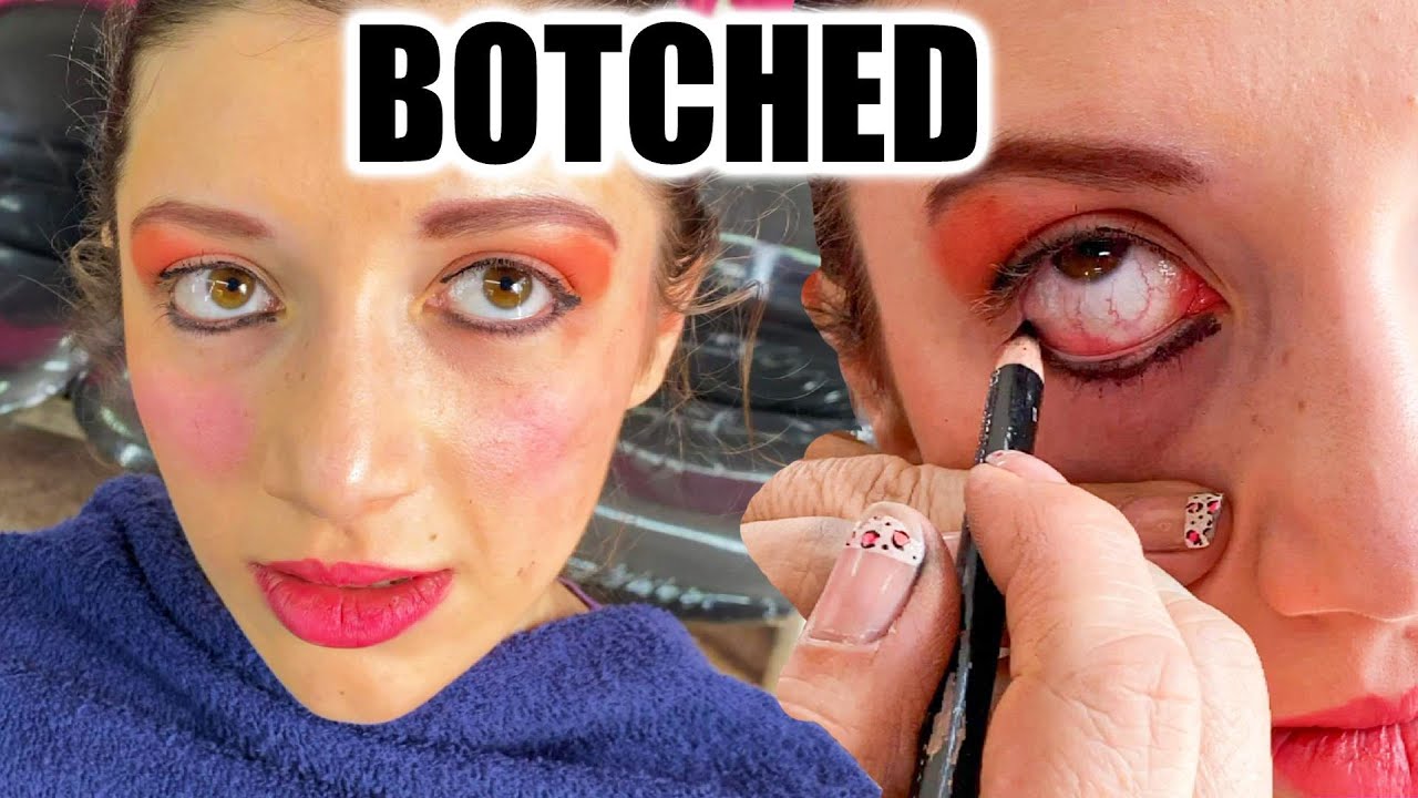 This sweetest makeup artist did the worst damage to my face