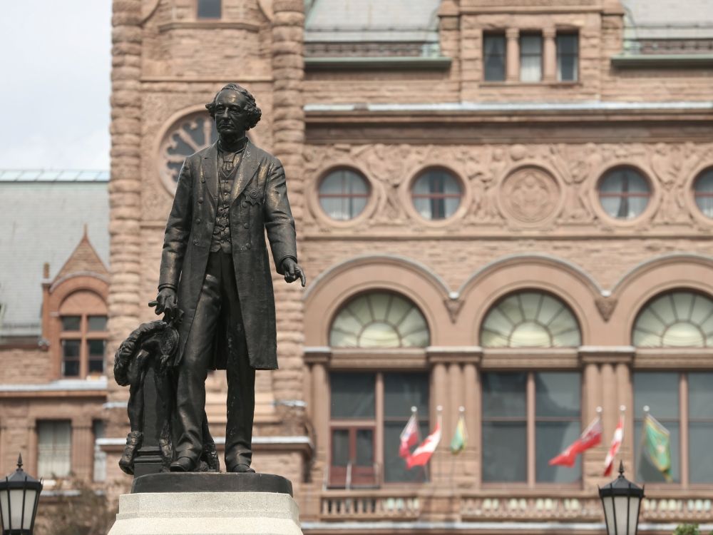 Historians ask Doug Ford to save names of Sir John A. Macdonald ...