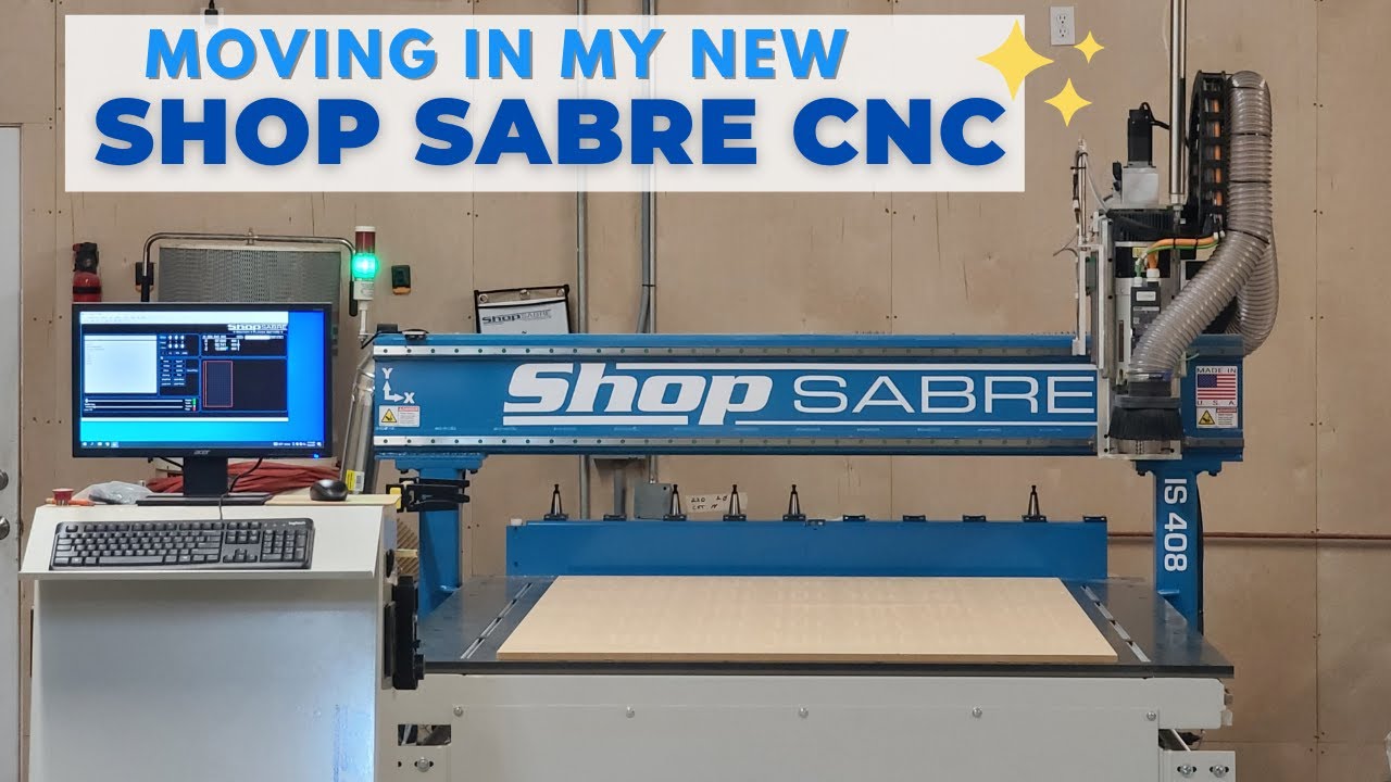 Watch Me Move Big Equipment Into My New Shop Sabre CNC