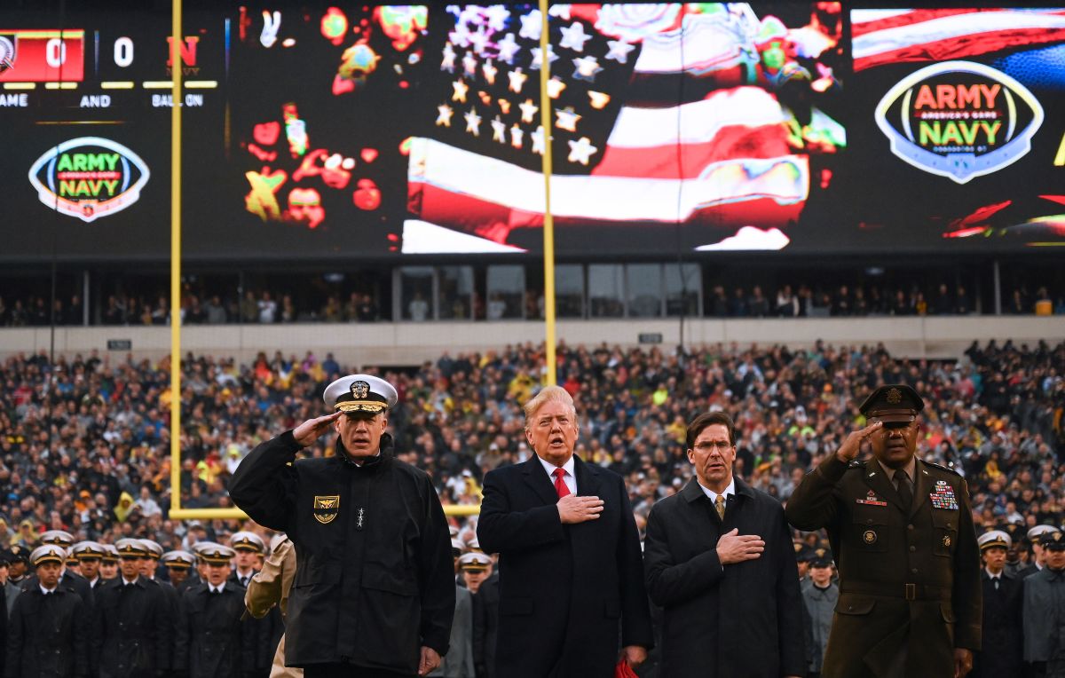 Army vs. Navy Game Makes History With Donald Trump In Attendance