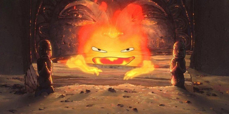 Howl s Moving Castle Jewelry With Bacon Egg Calcifer Returns to Ghibli Store