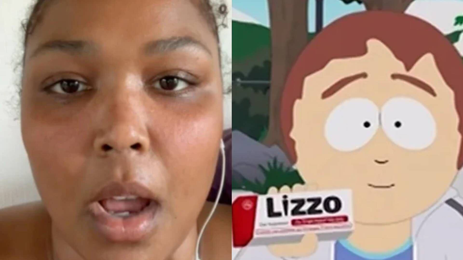 Lizzo reacciona a su mención en episodio de Lizzo reacciona a su mención en episodio de